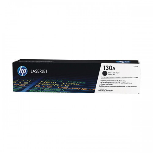HP 130A Black Original LaserJet Toner Cartridge (CF350A)