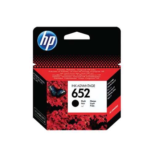 HP 652 Black Original Ink Advantage Cartridge